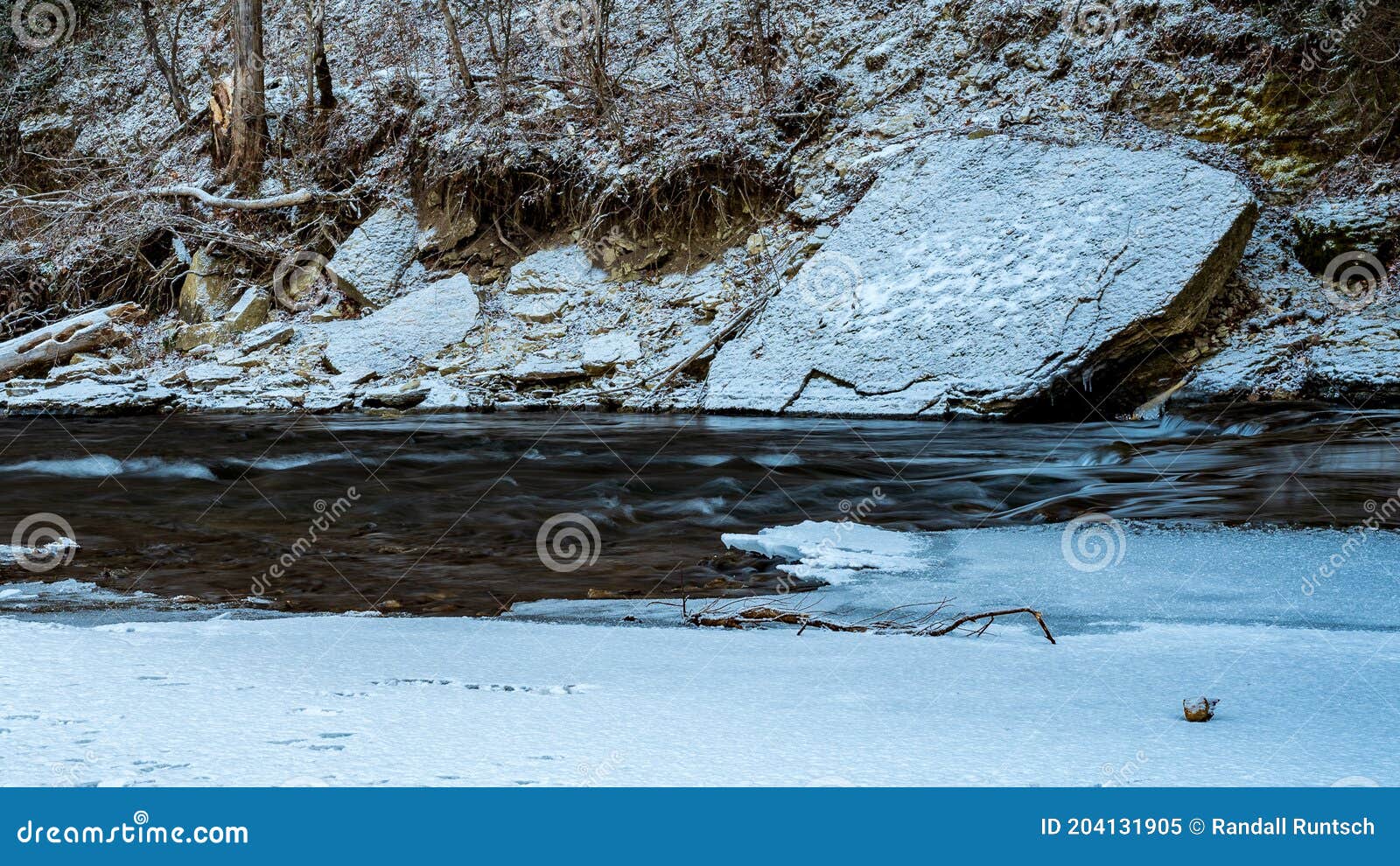 Root River in Root River Park Stock Image - Image of county, outdoors ...