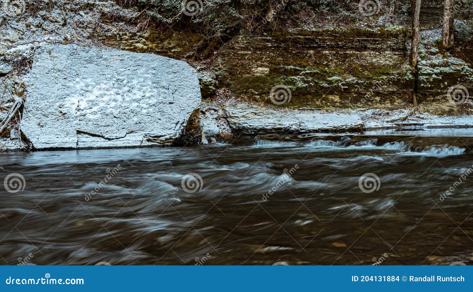 Root River in Root River Park Stock Photo - Image of autumn, rapids ...