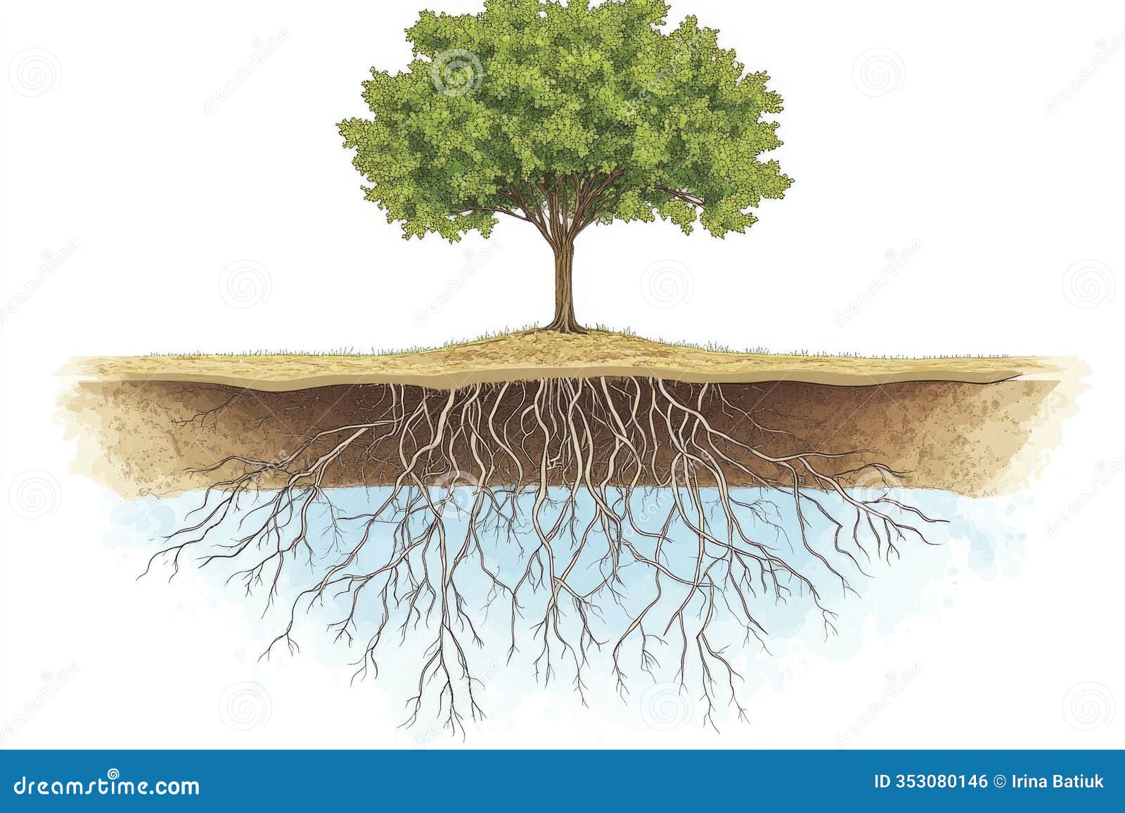 Root System - Complex Underground Structure, Enhancing Water Absorption ...