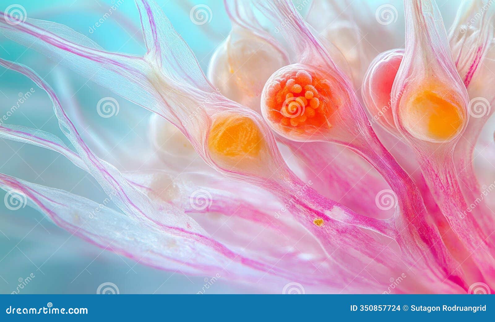 Root Tip of Onion and Mitosis Cell in the Root Tip of Onion Under a ...