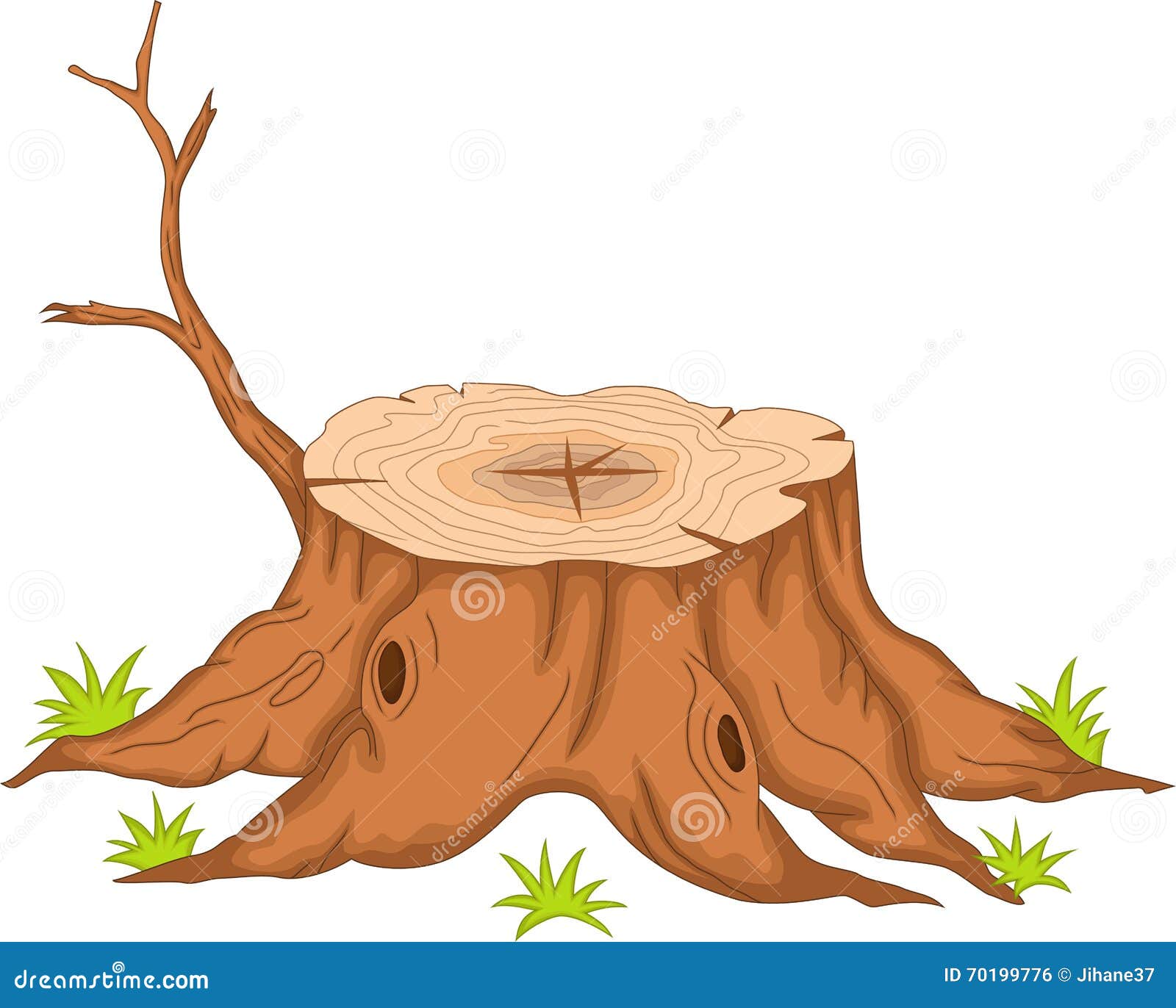 Root of tree cartoon stock illustration. Illustration of icon - 70199776