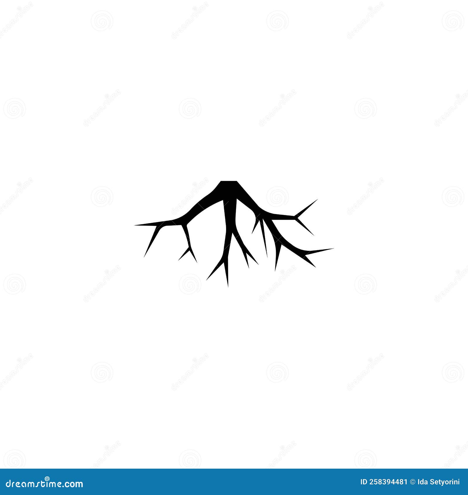 Root vector logo stock illustration. Illustration of grass - 258394481