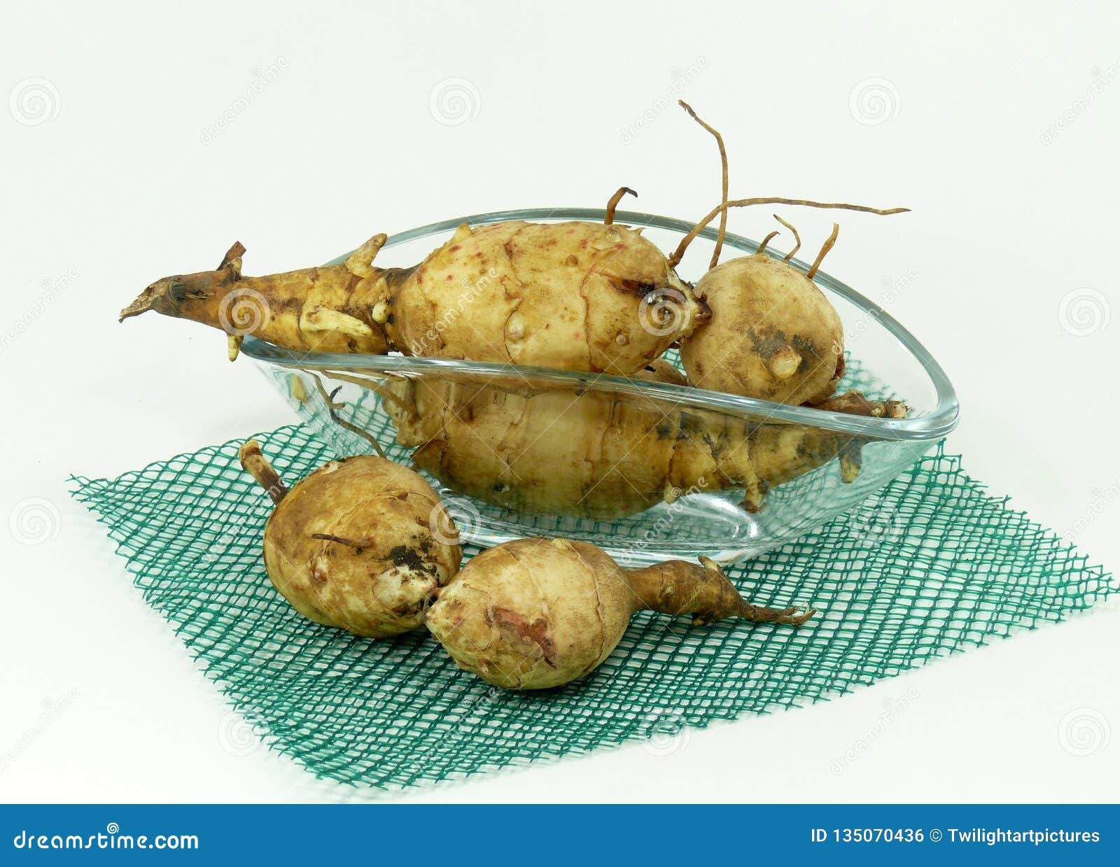 Root Vegetables, Jerusalem Artichoke Stock Photo - Image of sugar ...