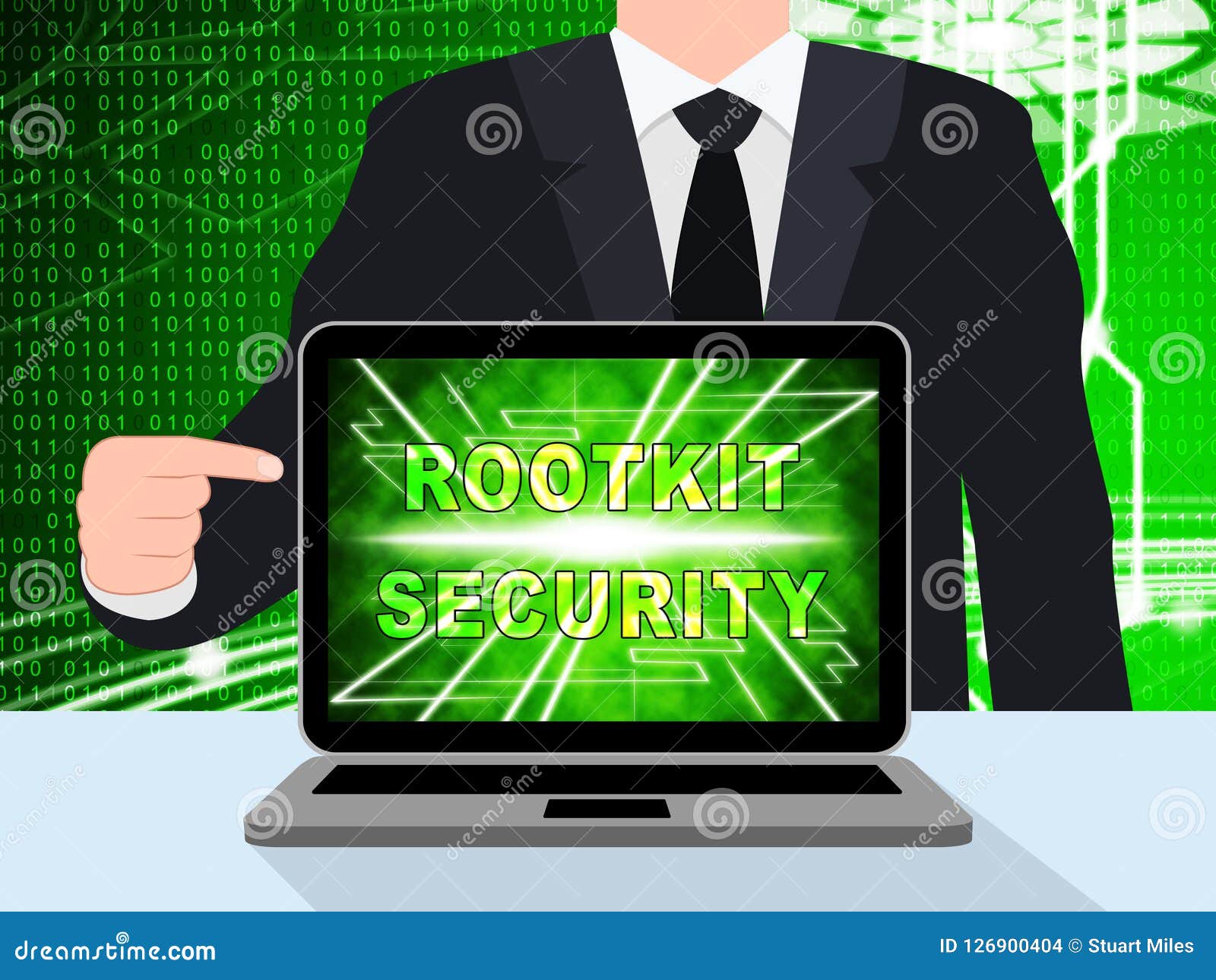 Rootkit Security Data Hacking Protection 3d Illustration Stock ...
