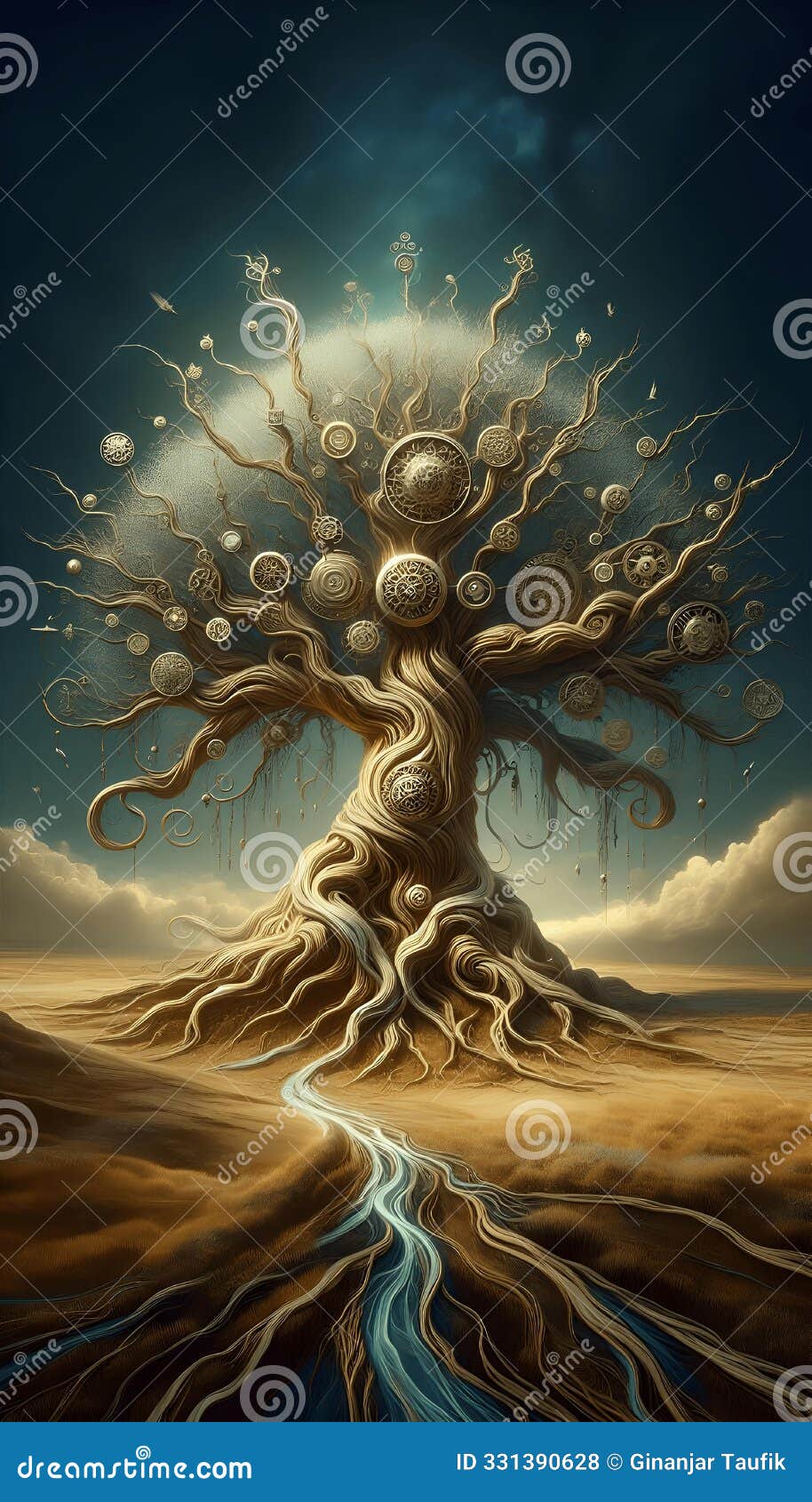 Roots of Knowledge stock illustration. Illustration of screenshot ...