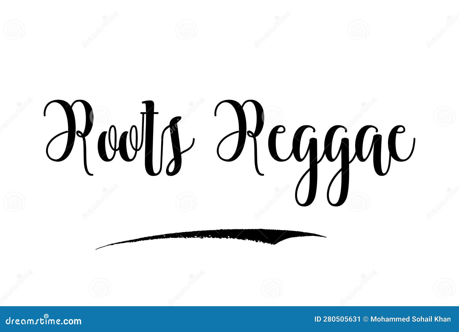 Roots Reggae Elegant Typography Lettering Text Vector Design Quote ...