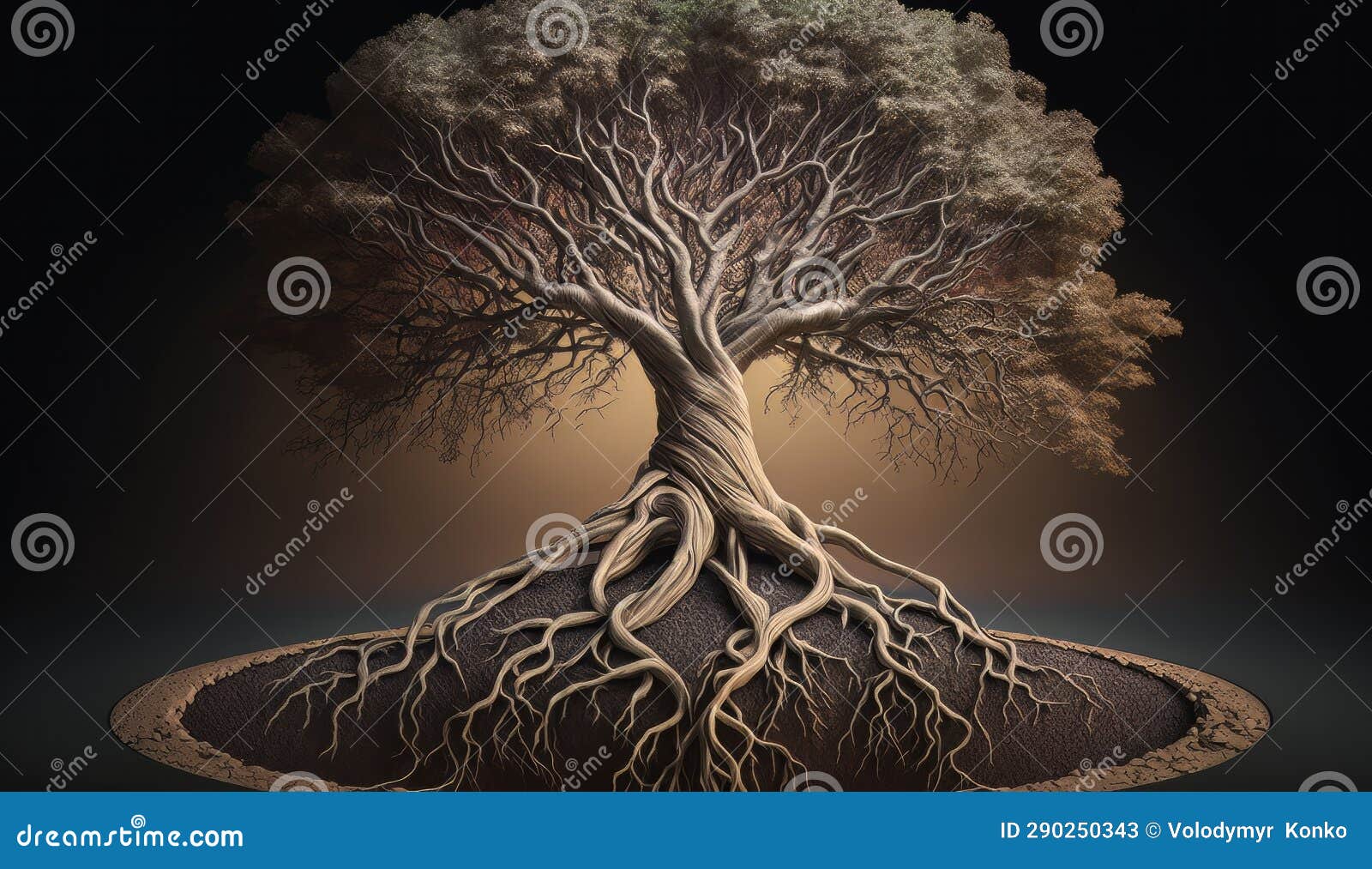 Roots of a Tree. AI Generated. Generative Ai Stock Illustration ... Roots of a Tree. AI Generated. Generative Ai Stock Illustration ...