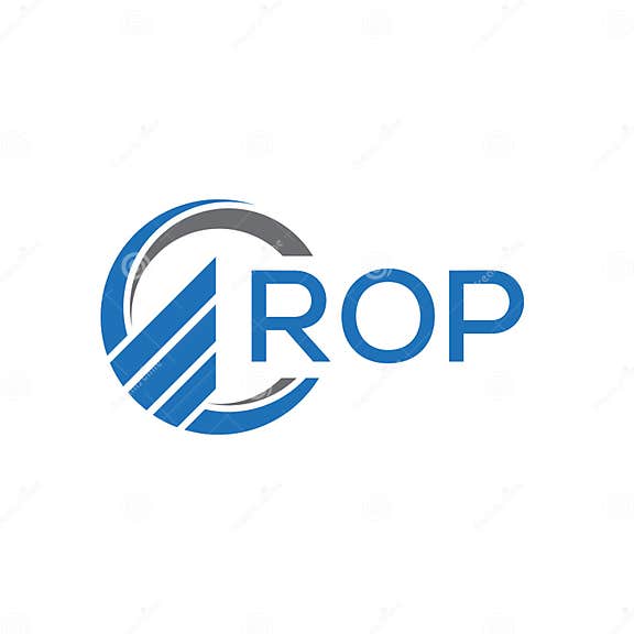 ROP Abstract Technology Logo Design on White Background. ROP Creative ...