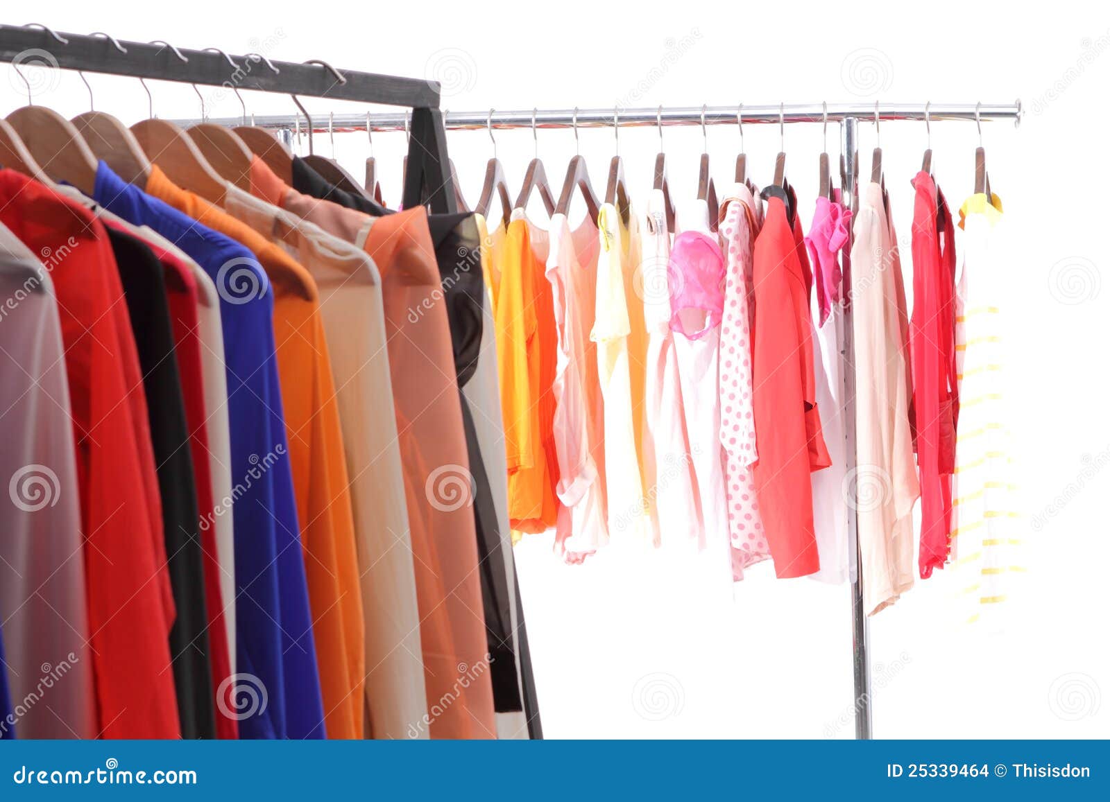 Ropa colorida foto de archivo. Imagen de cantidad, ropas - 25339464