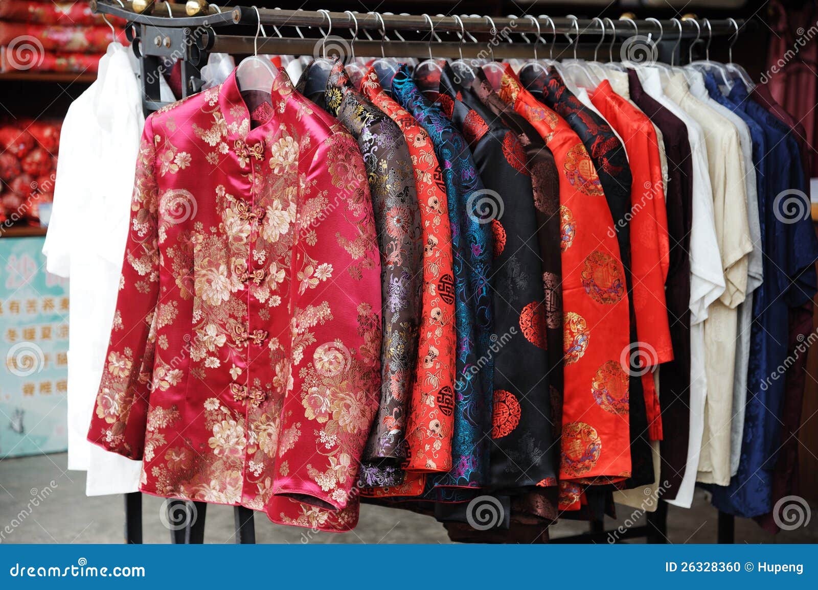 Ropa De Seda Tradicional China Foto de archivo - Imagen de artista ...