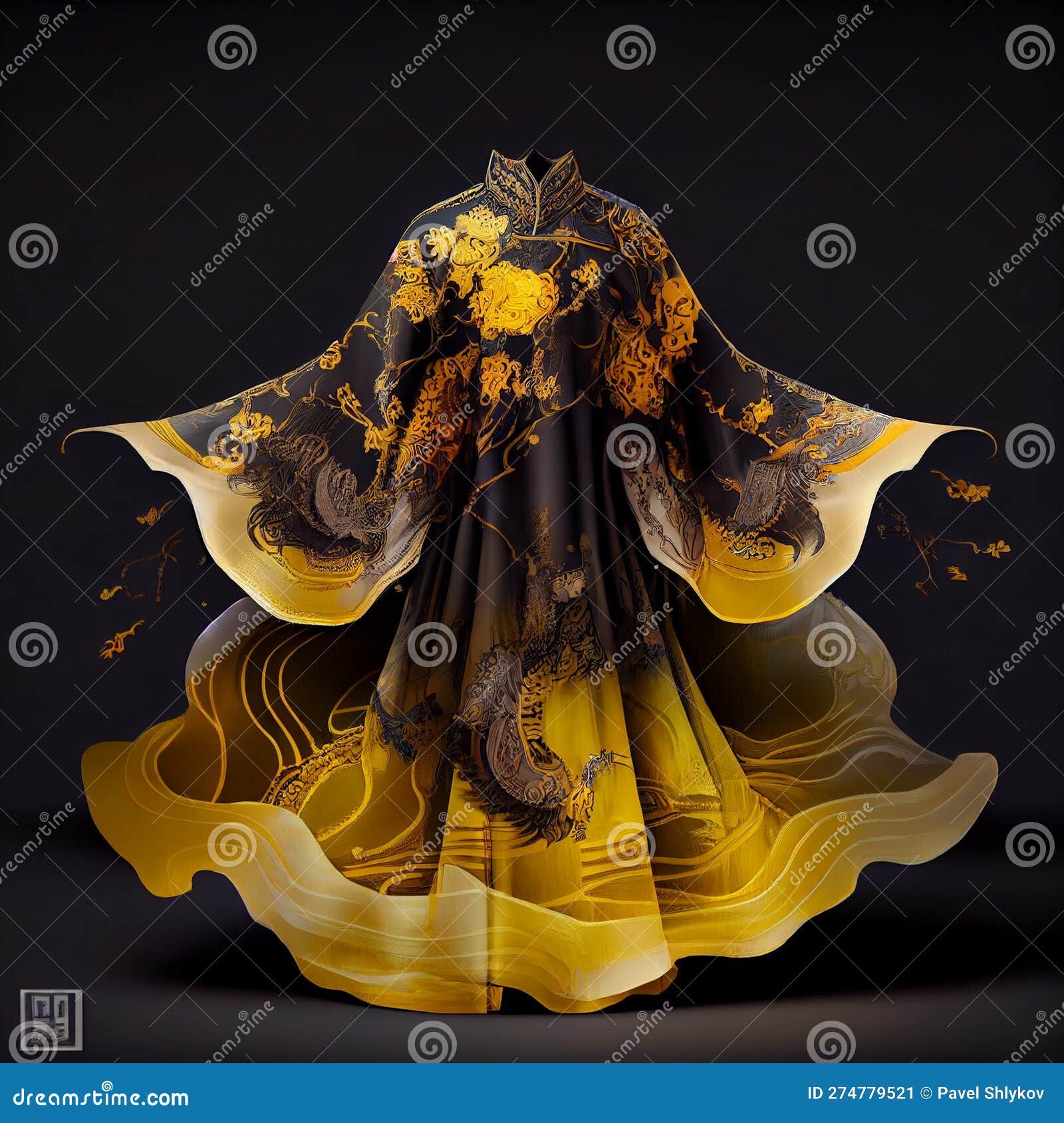 Ropa De Seda Tradicional China Stock de ilustración - Ilustración de ...