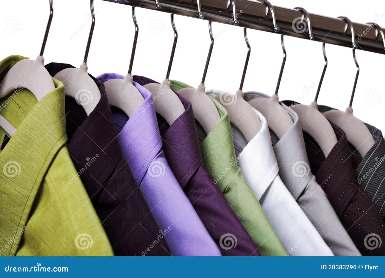 Ropa en una percha foto de archivo. Imagen de guardarropa - 20383796