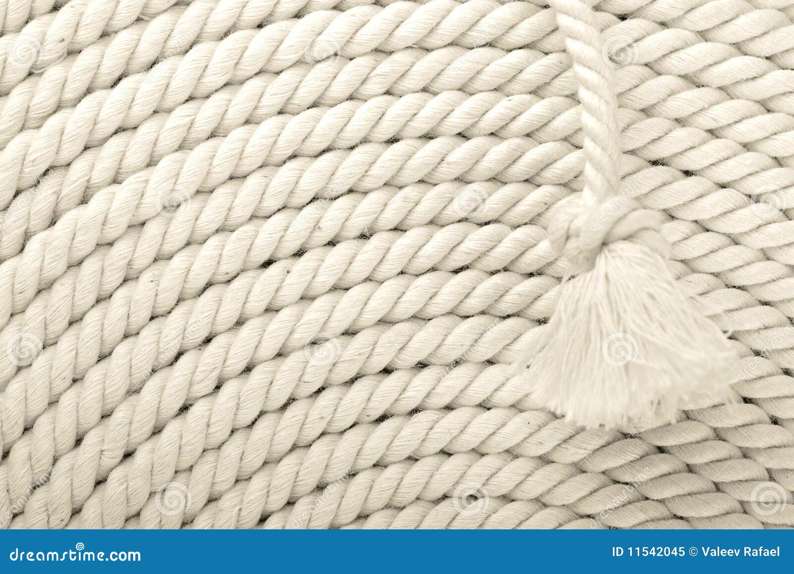 Rope stock image. Image of attached, fastening, synthetic - 11542045