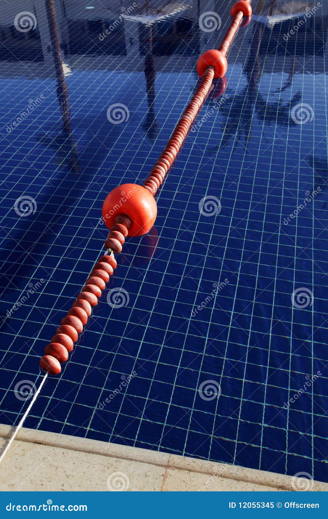 Rope stock image. Image of pool, surface, distance, water - 12055345