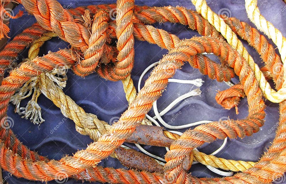 Rope stock image. Image of clipping, rigging, hemp, outdoor - 15436013
