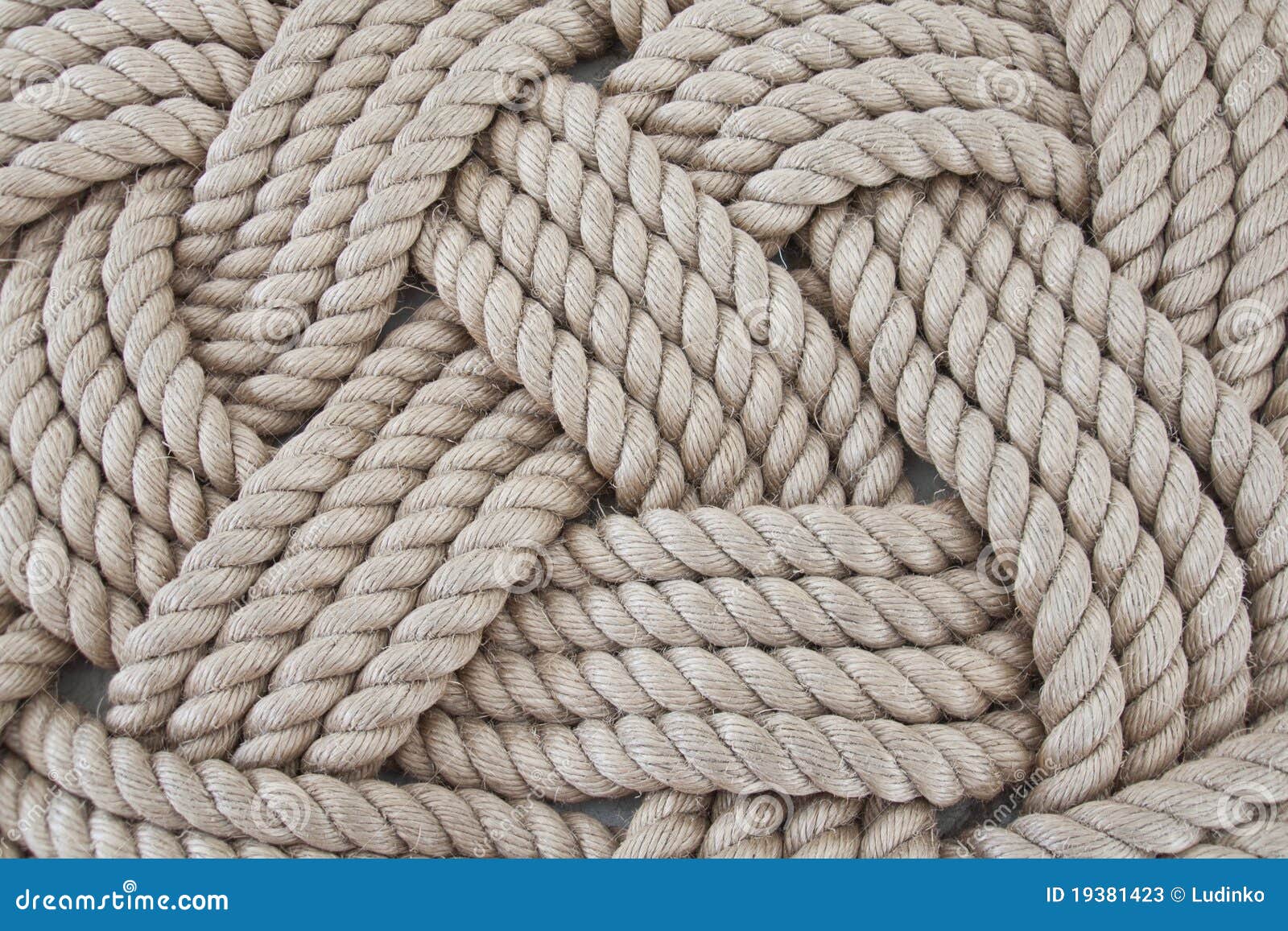 Rope stock image. Image of tied, cotton, equipment, marine - 19381423