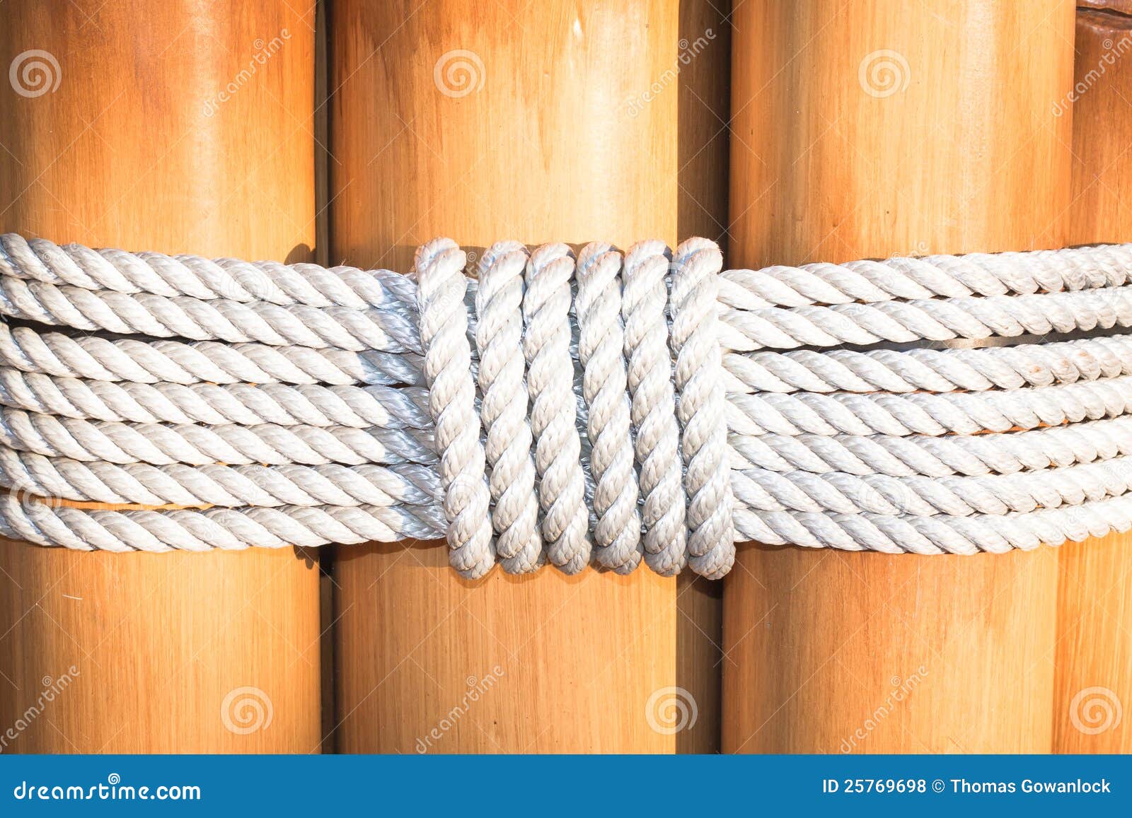 Rope Fastening Mechanism In A Yacht Stock Photography | CartoonDealer ...