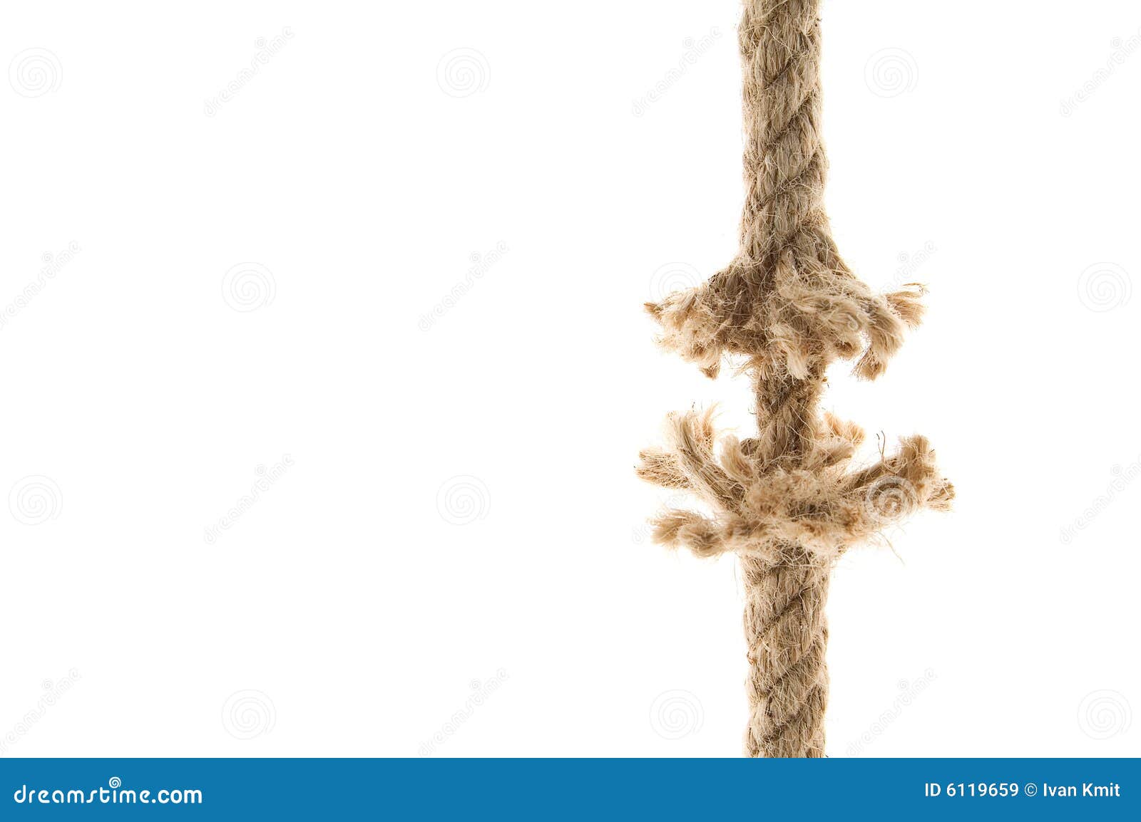 Rope stock image. Image of weakness, cable, string, dividing - 6119659