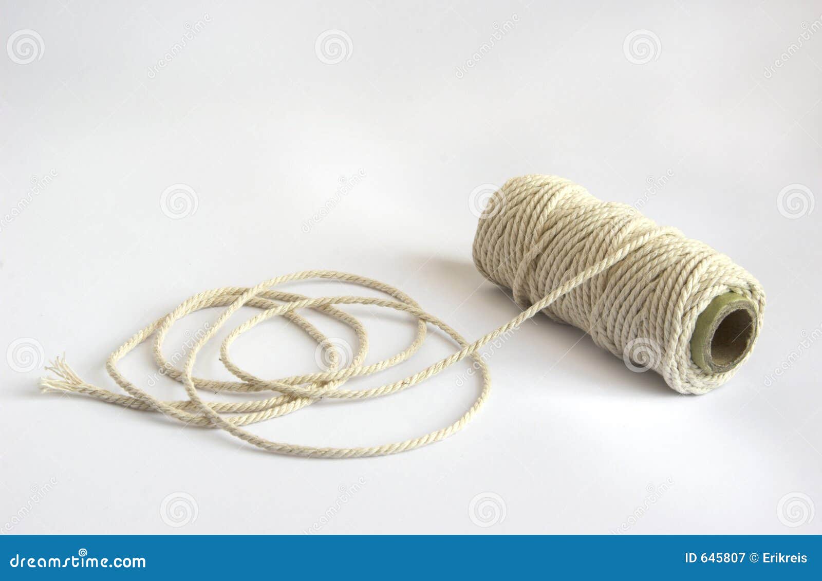 Rope stock image. Image of chord, fibre, long, knot, natural - 645807