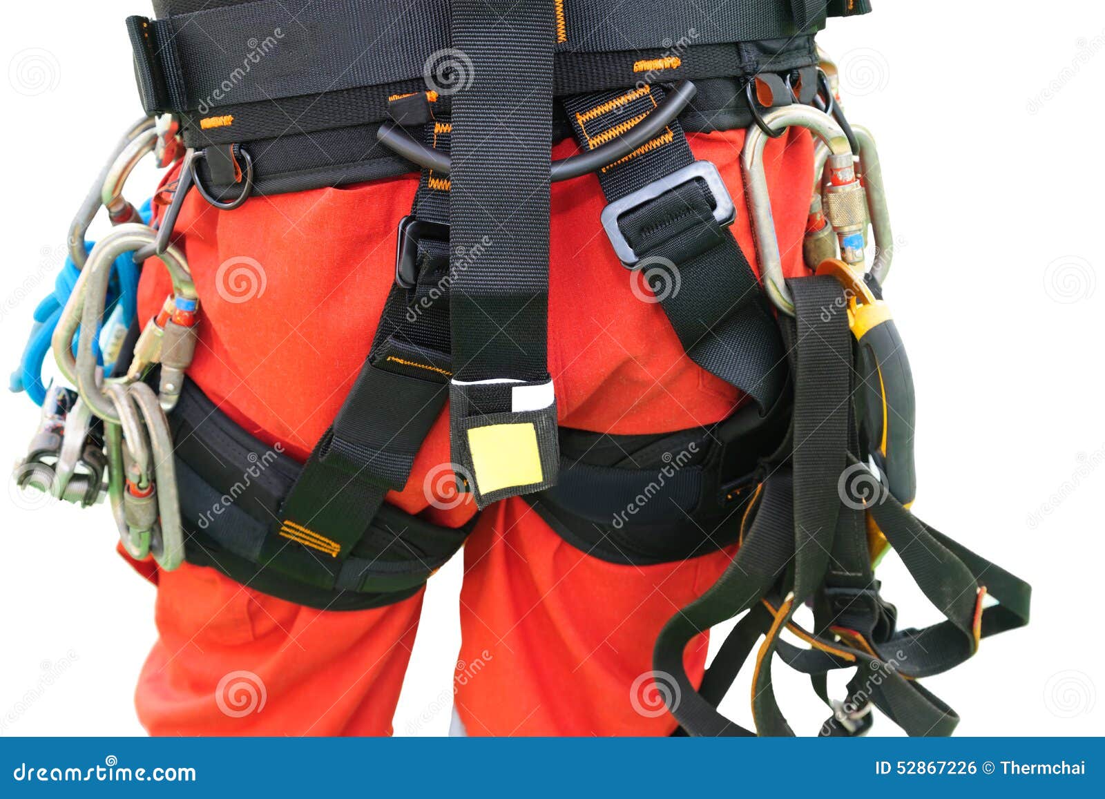 Rope Access Equipment for Inspector Stock Photo - Image of business ...