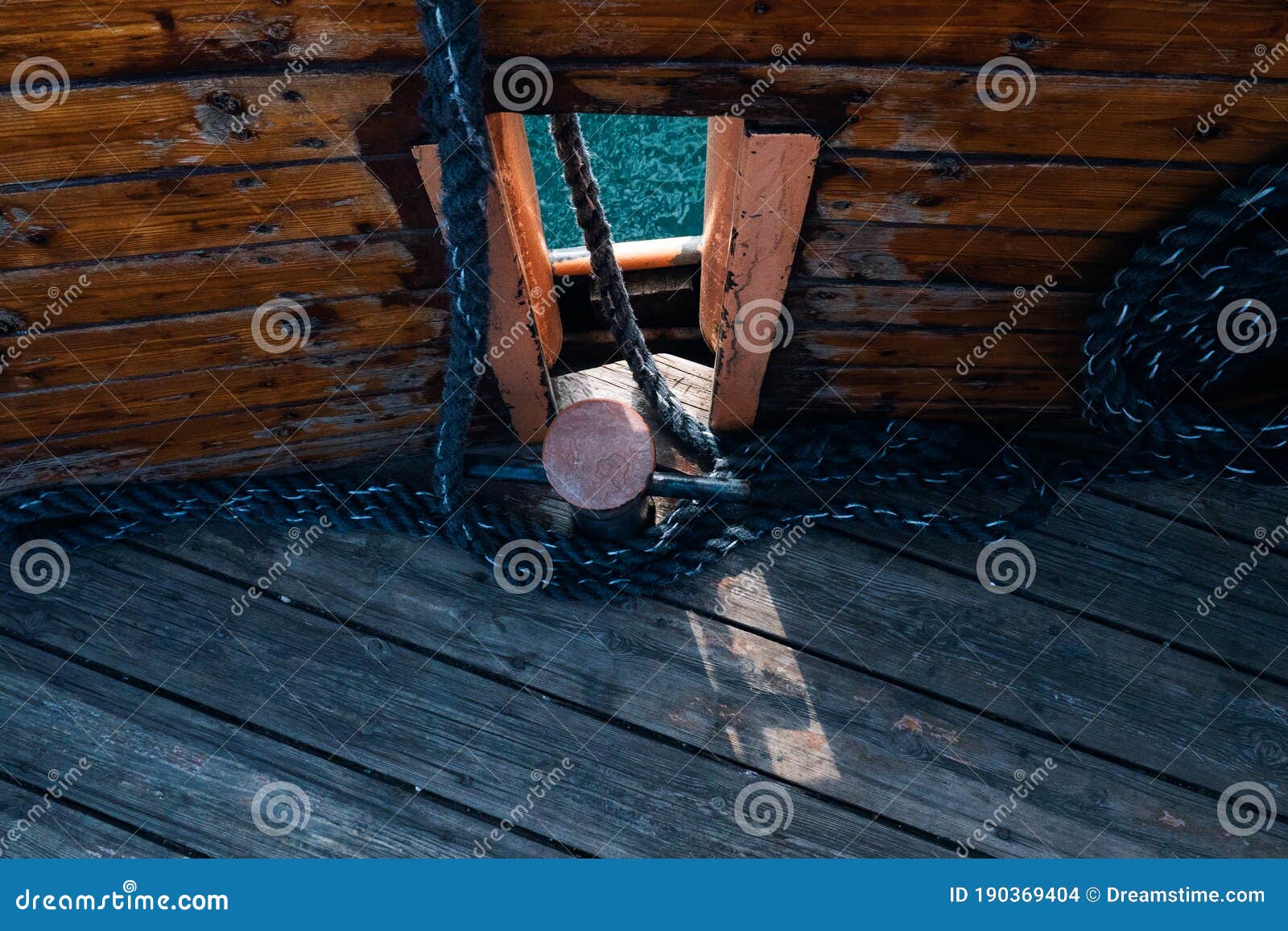Rope with Anchor, Galilee Israel Stock Photo - Image of holy, nature ...