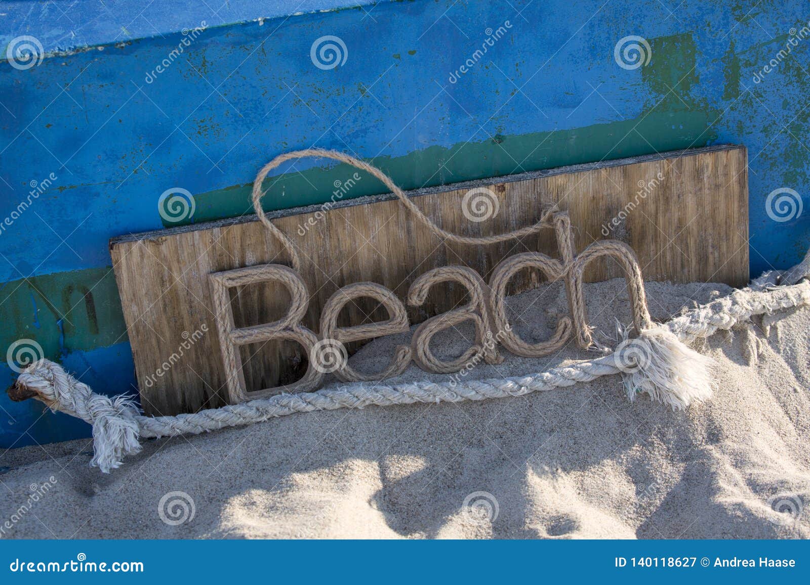 The Rope At The Beach Royalty-Free Stock Photography | CartoonDealer ...
