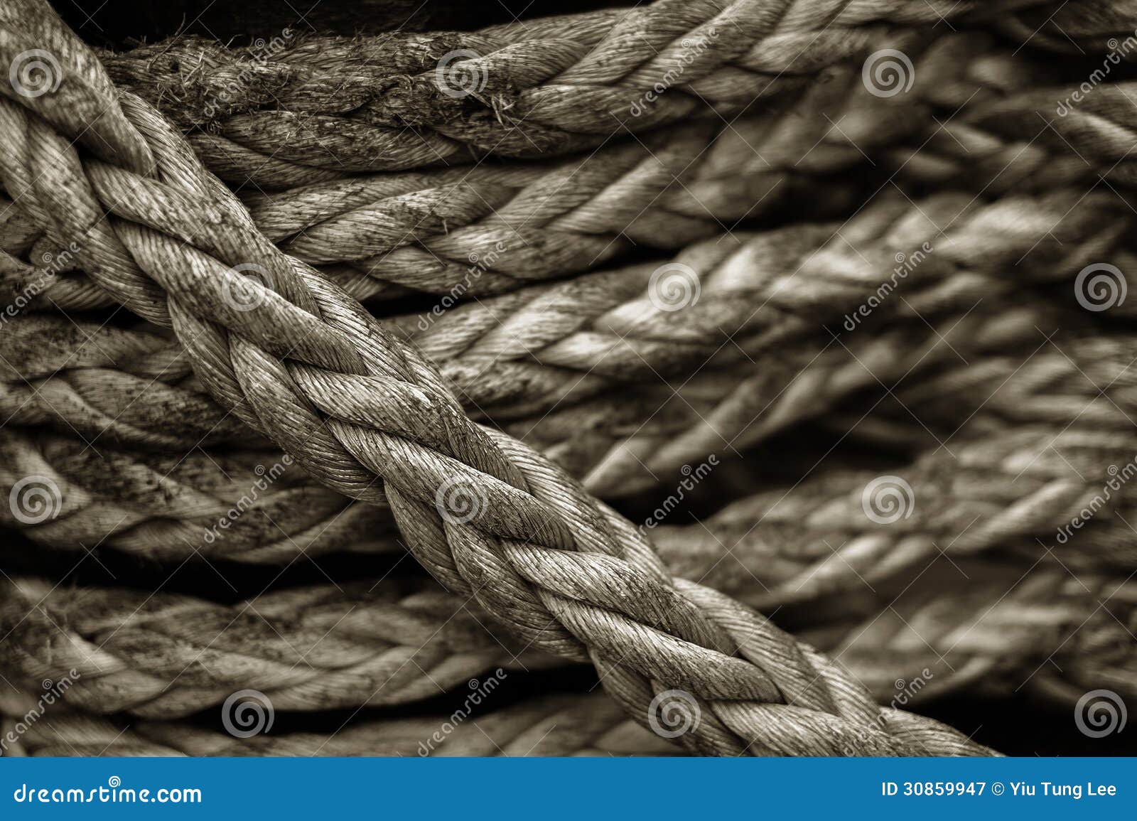 Rope stock image. Image of deck, rope, sailboard, moor - 30859947