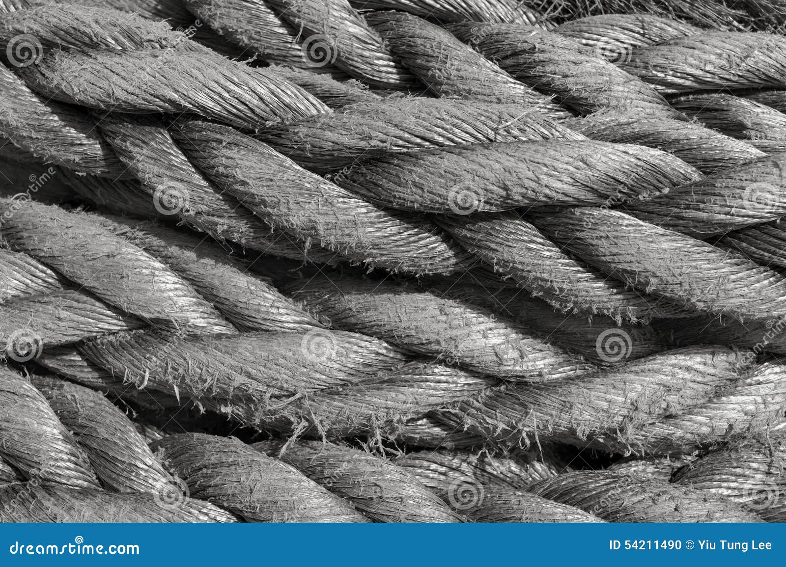 Rope stock photo. Image of ocean, equipment, round, deck - 54211490
