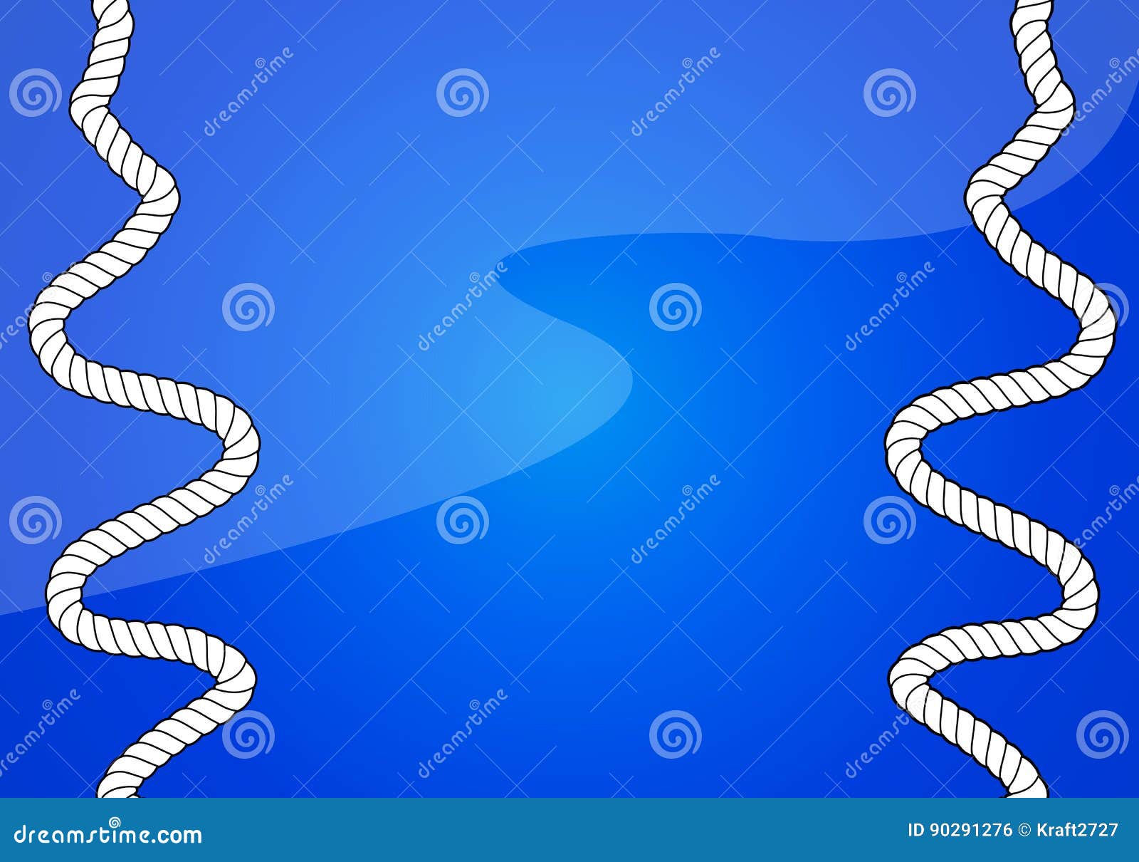 Rope on a blue background stock vector. Illustration of computer - 90291276