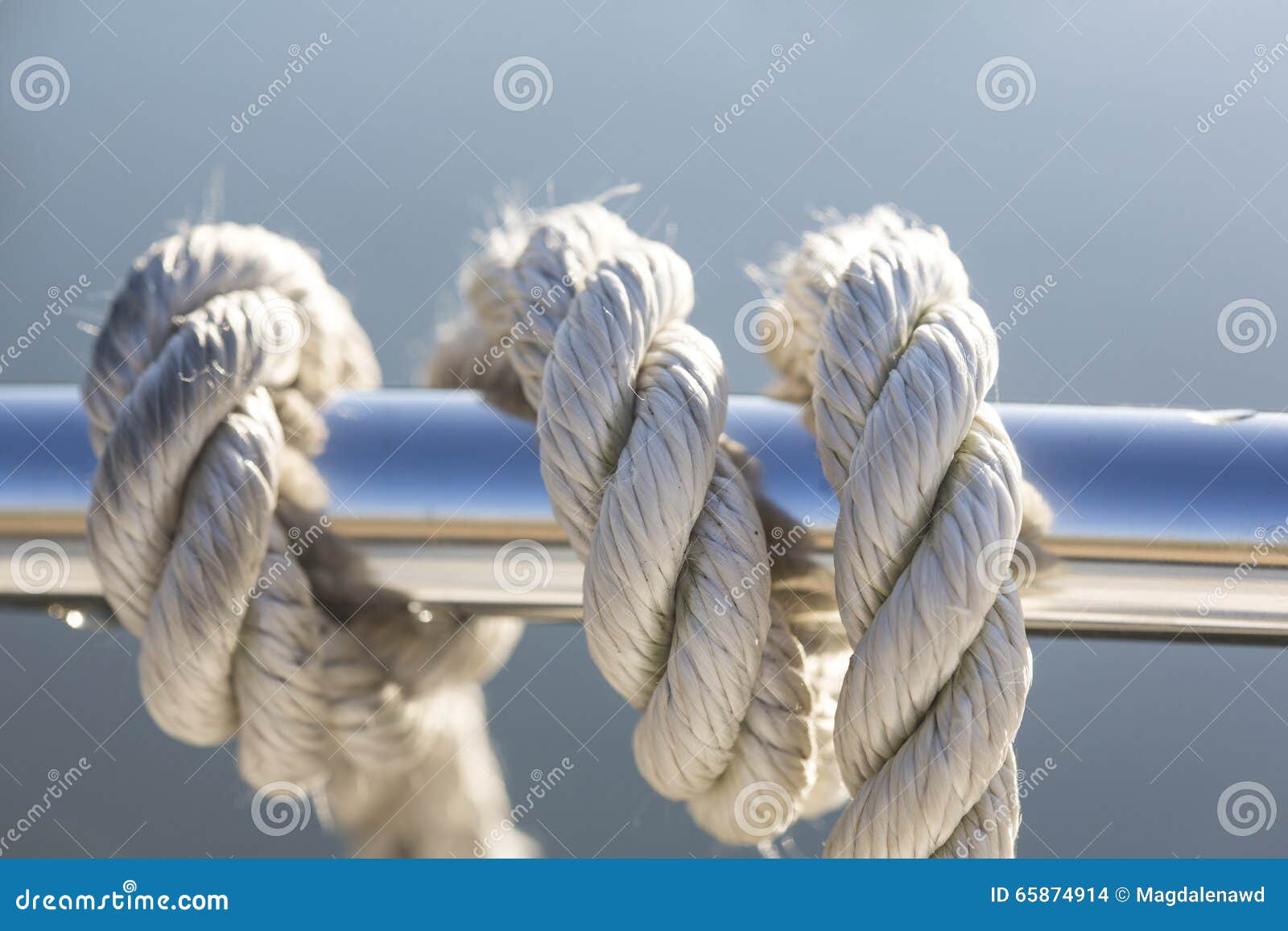 Rope on boat stock photo. Image of ship, transport, attached - 65874914