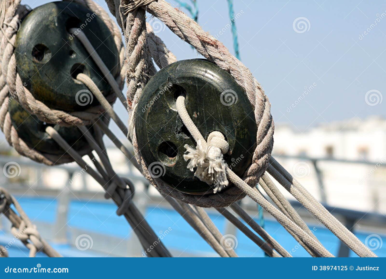 Rope on a boat stock image. Image of race, cutty, journey - 38974125