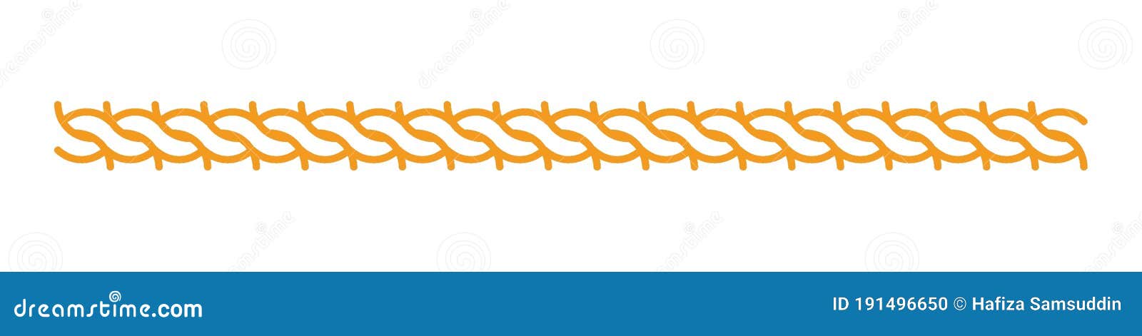 Rope Border Design. Vector Illustration Decorative Design Stock Vector ...