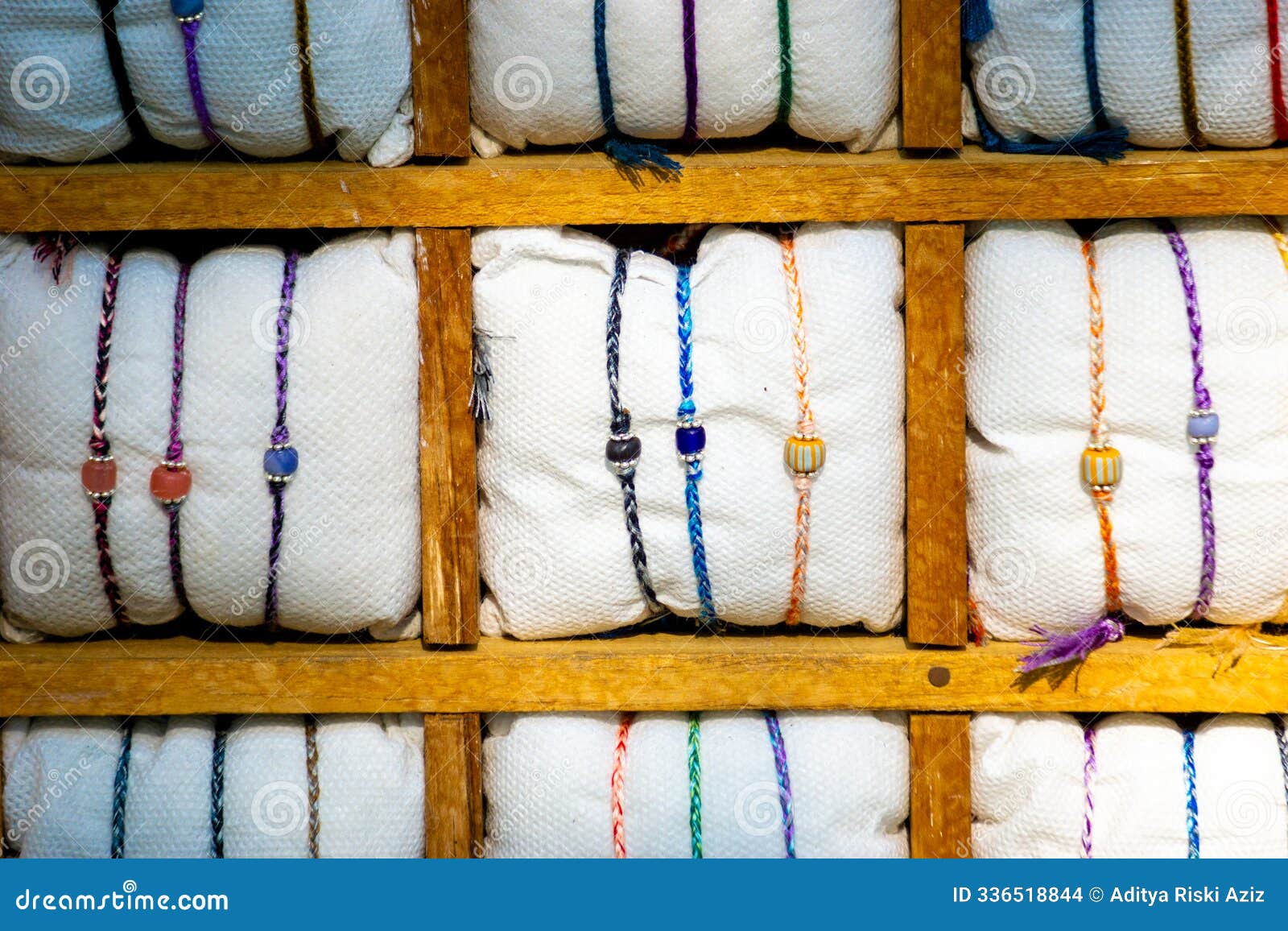 Rope Bracelets with Various Models Made from Handicrafts Stock Photo ...