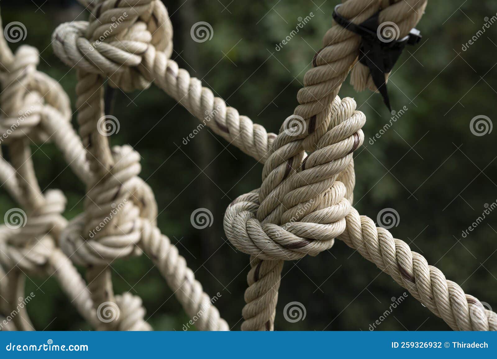 Rope Braided with a Rope Net on Texture Background Stock Photo - Image ...