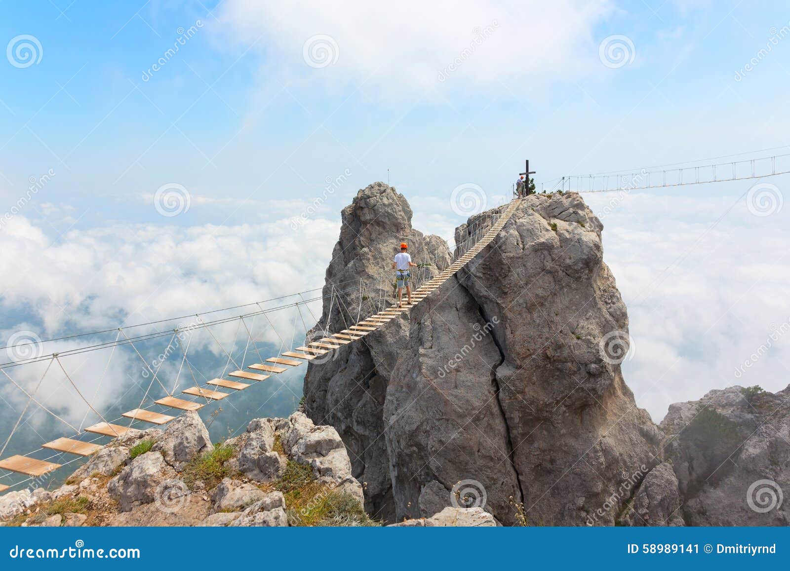Rope Bridge - Monteverde Cloud Forest Reserve Stock Photography ...