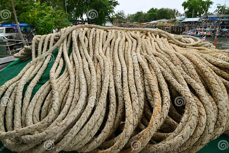 Rope stock image. Image of strength, rope, bunch, fishing - 52817833