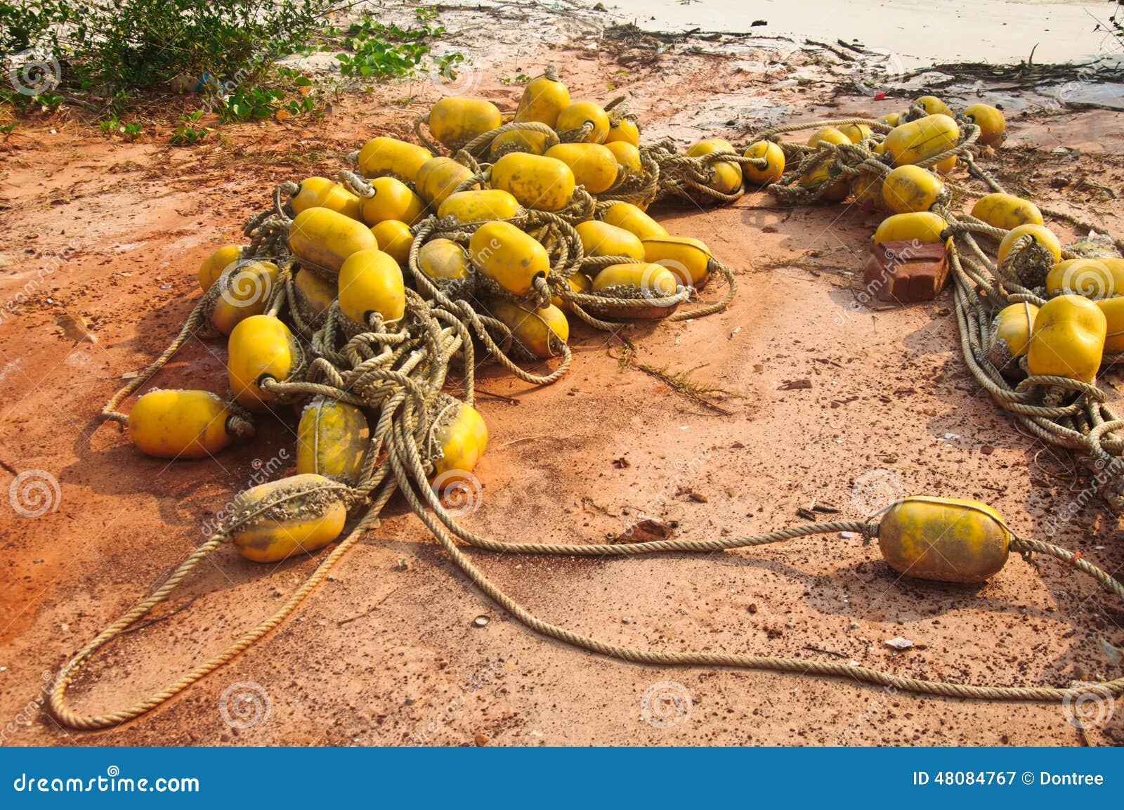 Rope with buoy attached stock image. Image of bouy, fisherman - 48084767