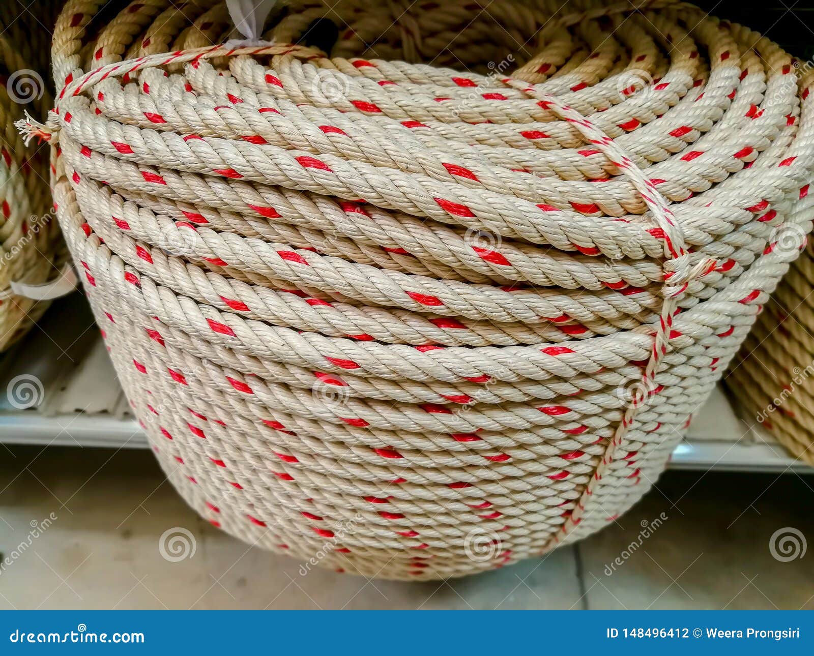Rope, Canvas, Circle, Hawser, Spiral Stock Photo - Image of cable, coil ...