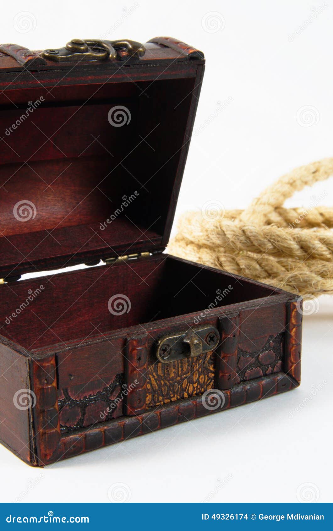 Rope in chest stock photo. Image of marine, elements - 49326174