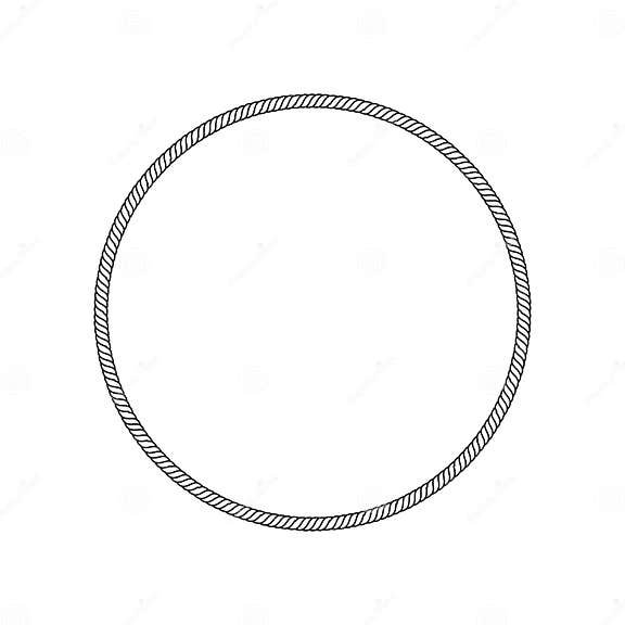 Rope Circle Design Vector Illustration Stock Vector - Illustration of ...