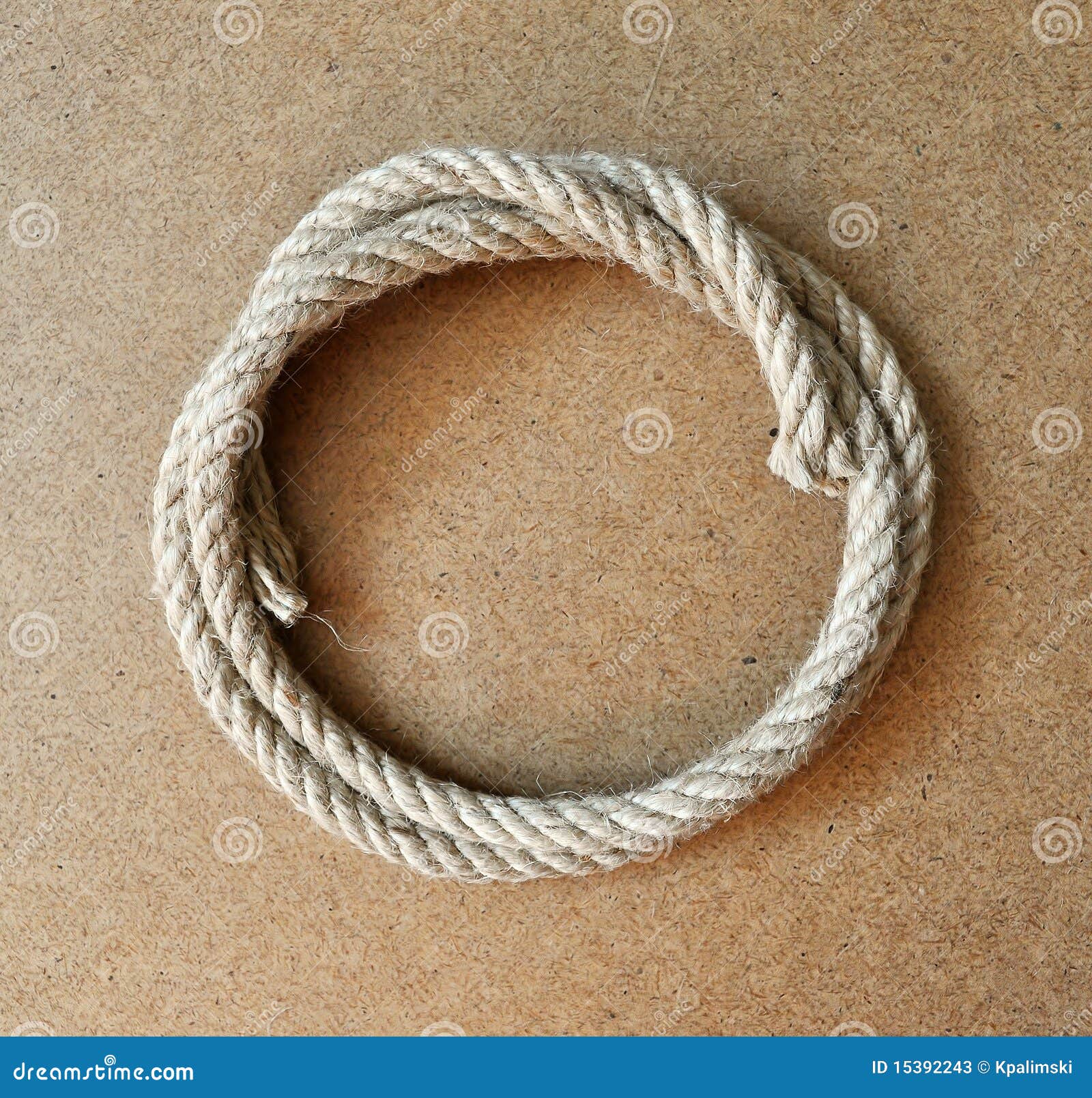 Rope Circle Blue Seat On A White Background. Red Rope Web For Swing ...