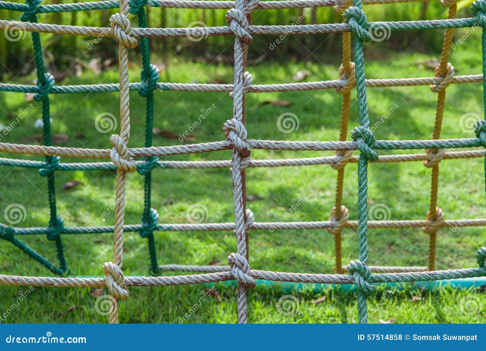 Rope climbing nets, stock photo. Image of netting, safety - 57514858