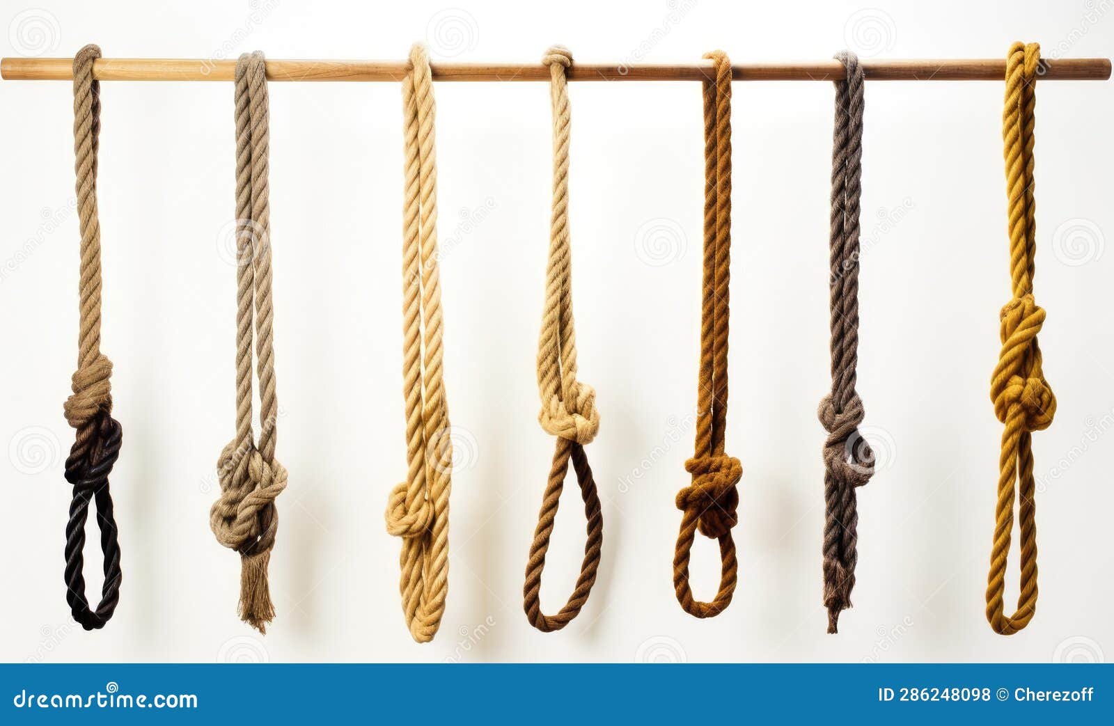 Rope Collection stock illustration. Illustration of border - 286248098