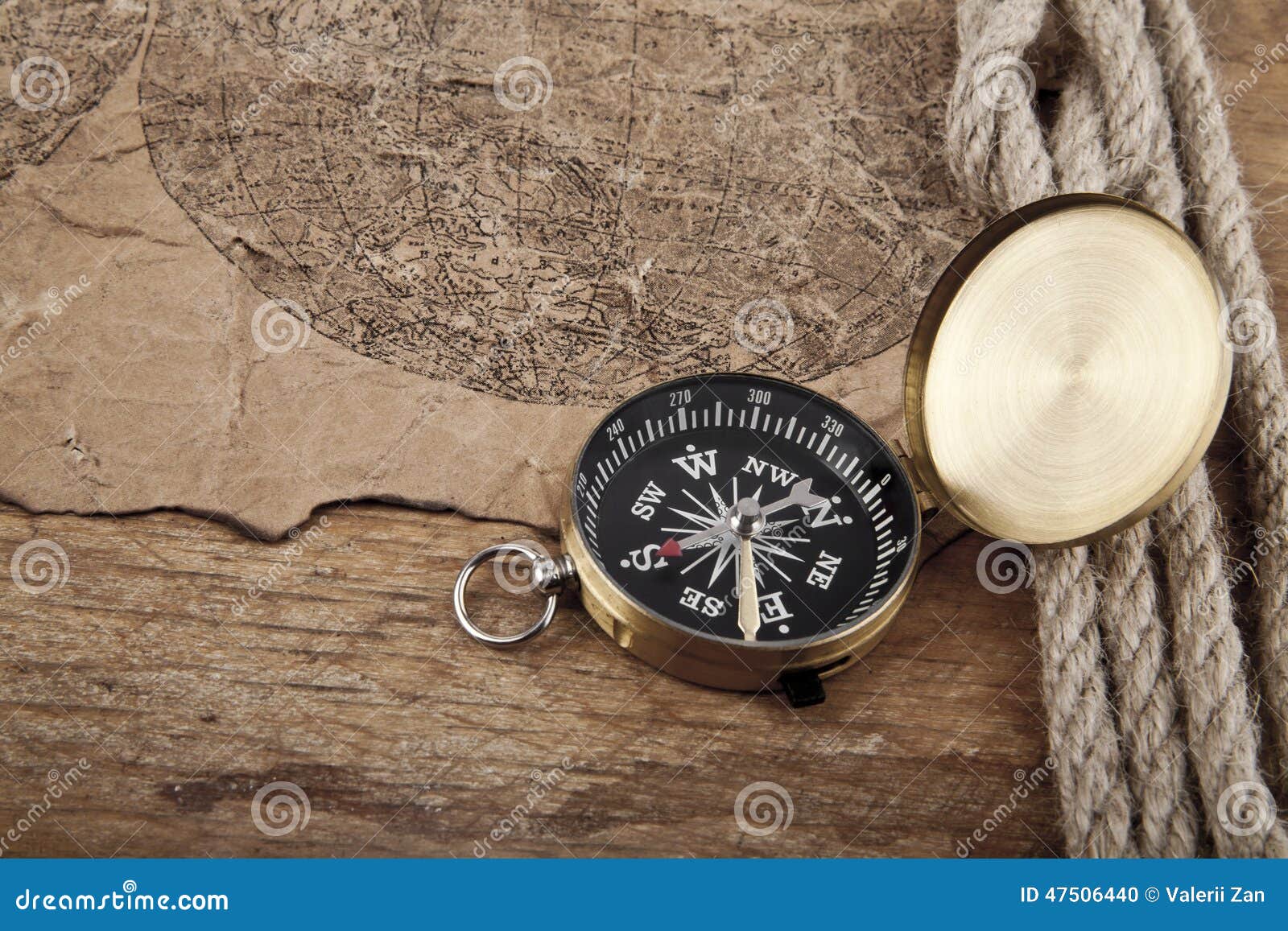 Rope and compass stock photo. Image of backdrop, abstract - 47506440