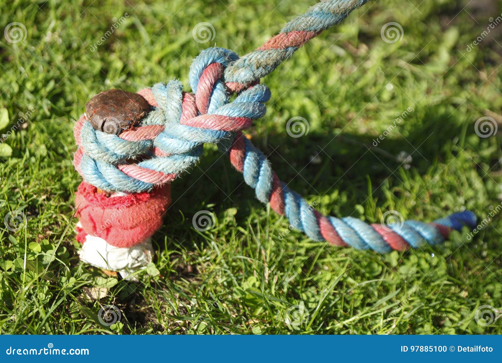 Rope with connection stock photo. Image of ground, pile - 97885100
