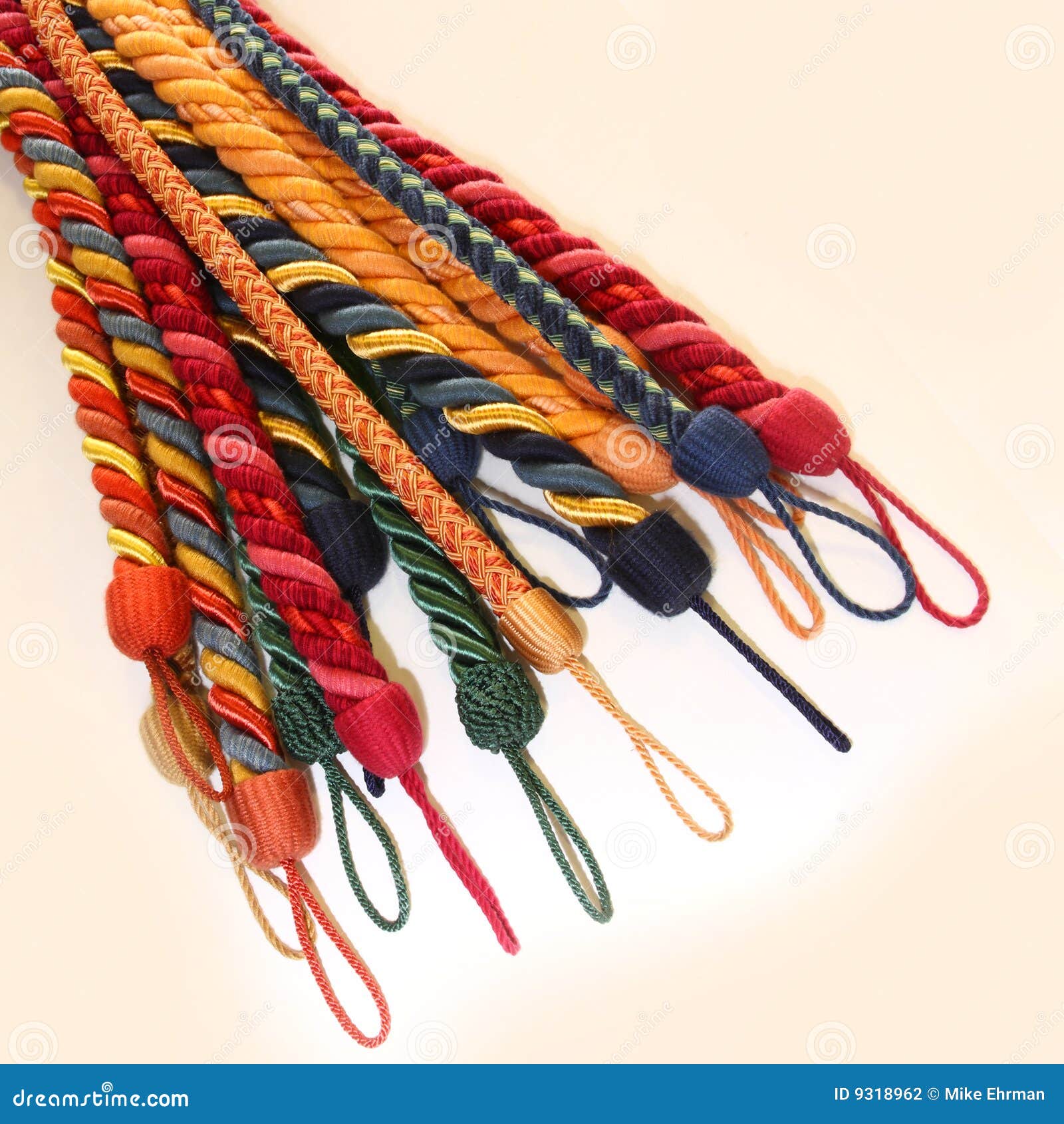 Rope curtain retainers stock photo. Image of material - 9318962