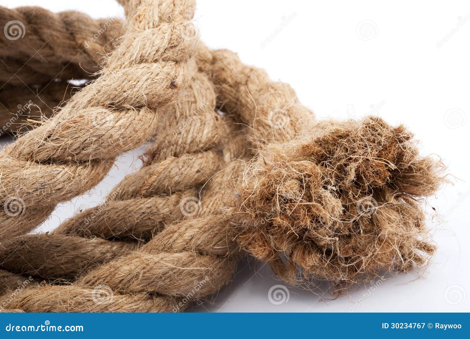 Rope stock image. Image of curve, twine, weave, white - 30234767