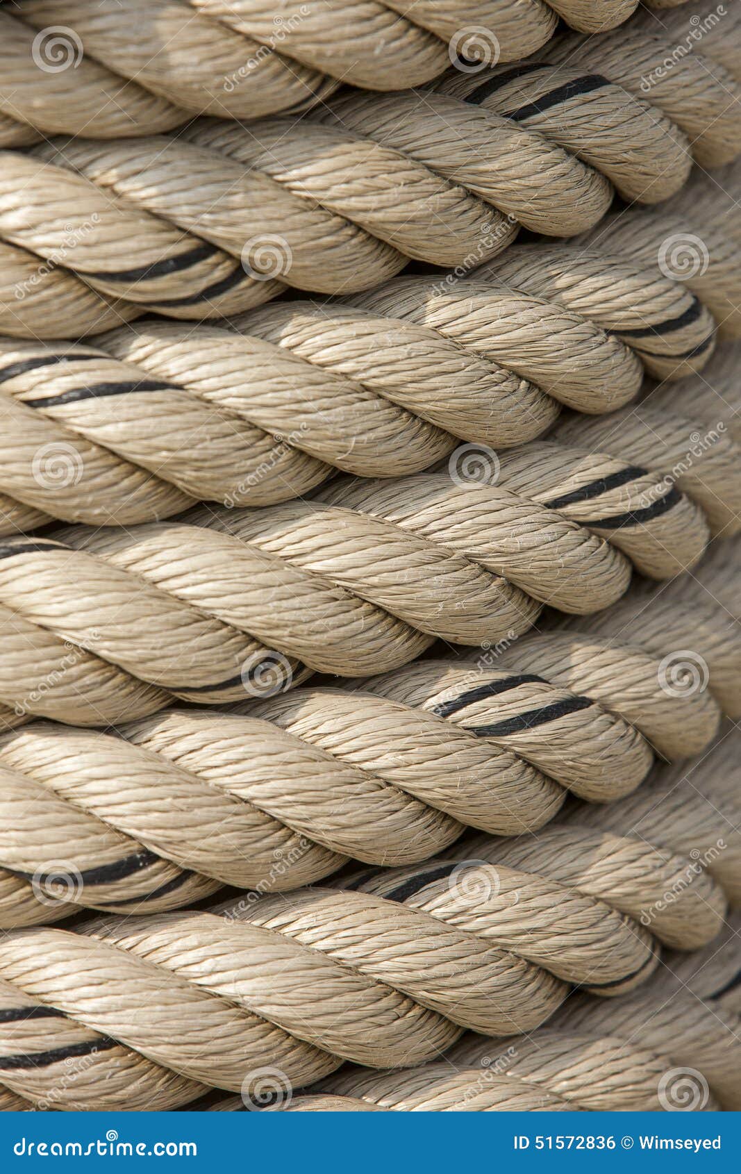 Strong Twisted Hemp Rope Stock Photography | CartoonDealer.com #33086570