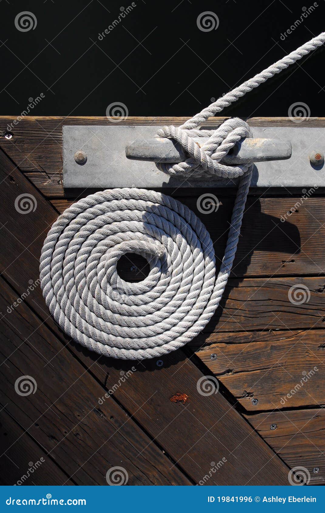 Rope on the Dock stock photo. Image of angles, colors - 19841996