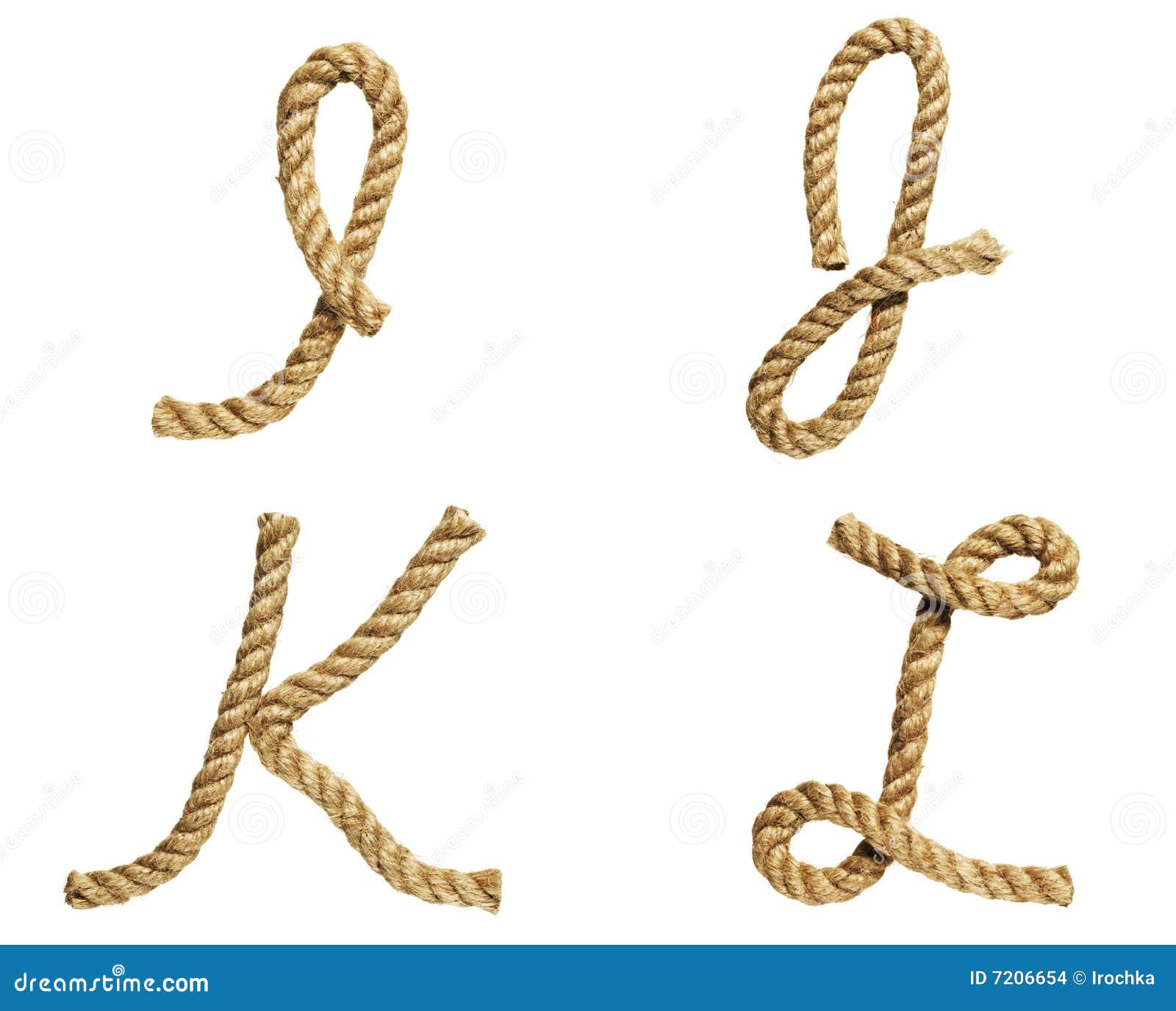 Rope Forming Letter A Stock Photography | CartoonDealer.com #7024910
